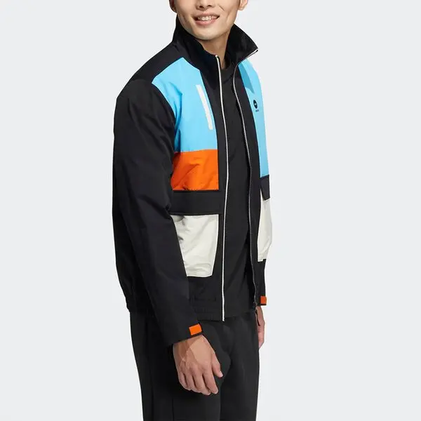 Adidas Neo Colorblock Stand Collar Sports Jacket