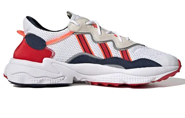 Adidas Ozweego Sneakers - White/navy/red