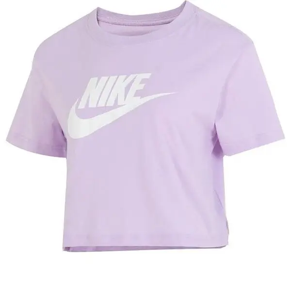 Nike Essential Crop Top - Purple/white