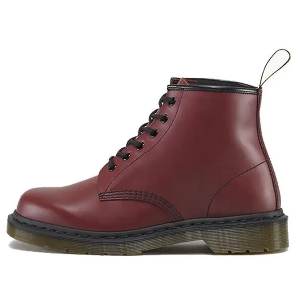 Dr. Martens 101 6-eyelet Boots - Red
