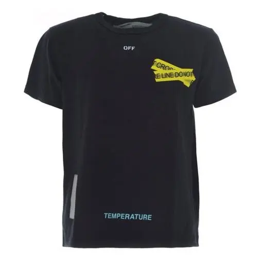 Off-White Arrow Graphic Short Sleeve Tee - Black