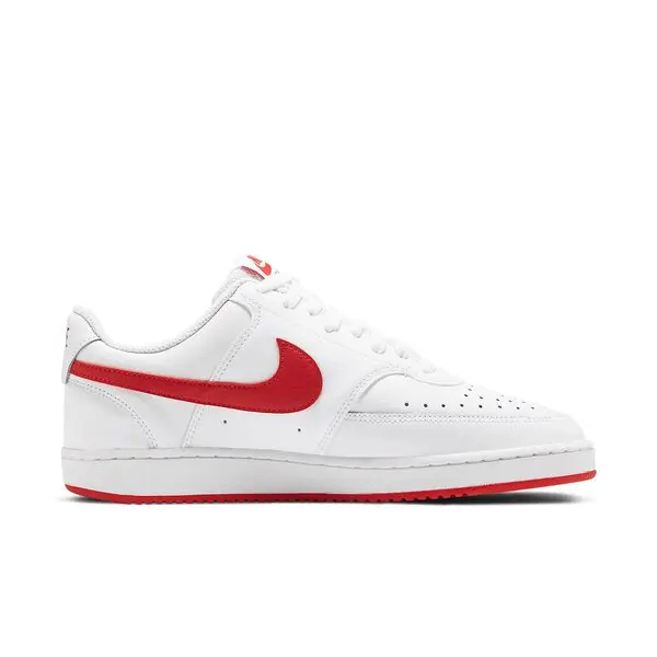 Nike Court Vision Low Top Sneakers - White/red