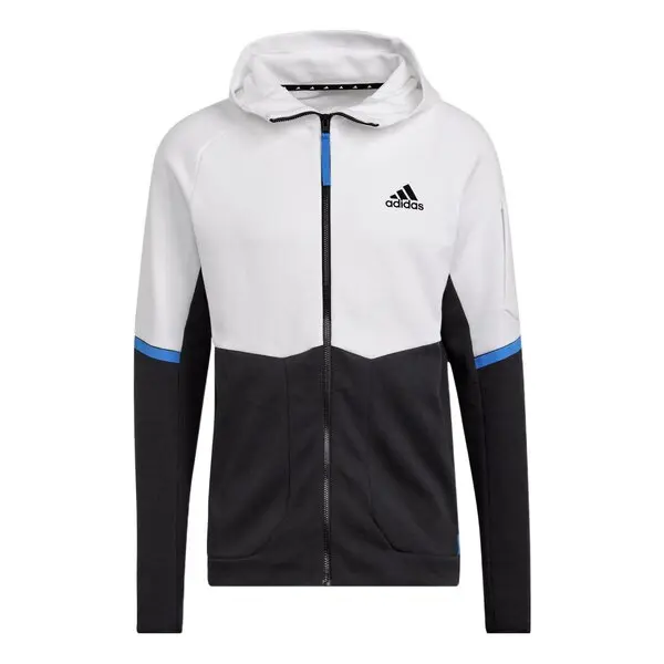 Adidas Hooded Track Jacket - Colorblock