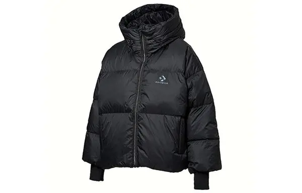 CONVERSE Short Down Fill Hooded Puffer Jacket