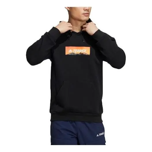Adidas Graphic Hooded Pullover - Multi-color