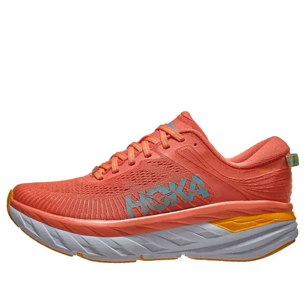 Hoka One One Bondi Athletic Sneakers - Orange/black