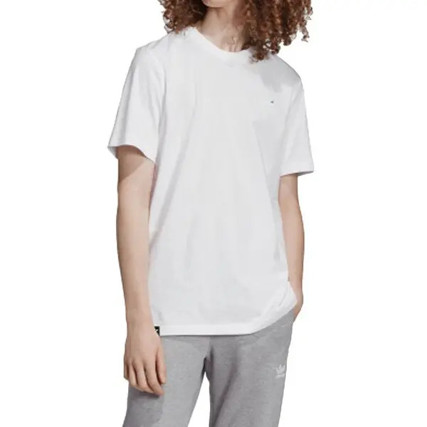 Adidas Originals Embroidered Shoe Printing Short Sleeve - White