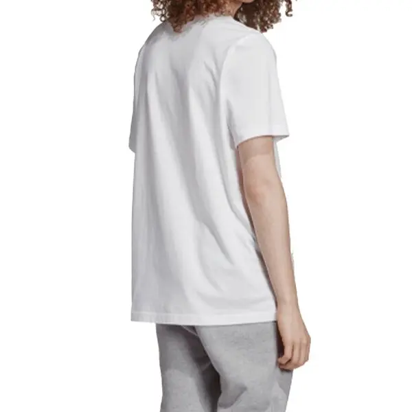 Adidas Originals Embroidered Shoe Printing Short Sleeve - White