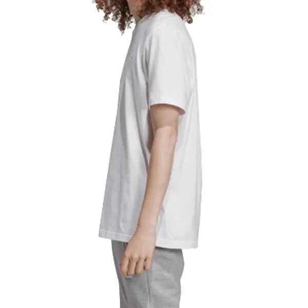Adidas Originals Embroidered Shoe Printing Short Sleeve - White