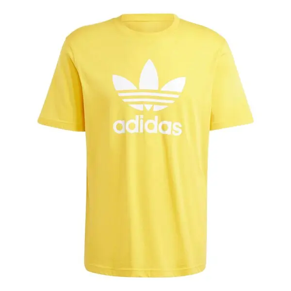 Adidas Adicolor Trefoil T-shirt Asia Sizing - Yellow