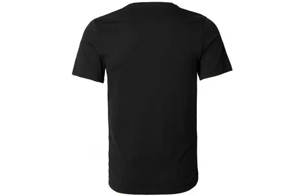 Nike Big Swoosh Tee Large Casual Sports Short Sleeve - Black
