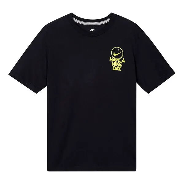 Nike Printed Short Sleeve Tee - Black
