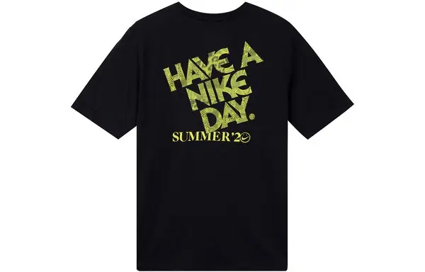 Nike Printed Short Sleeve Tee - Black