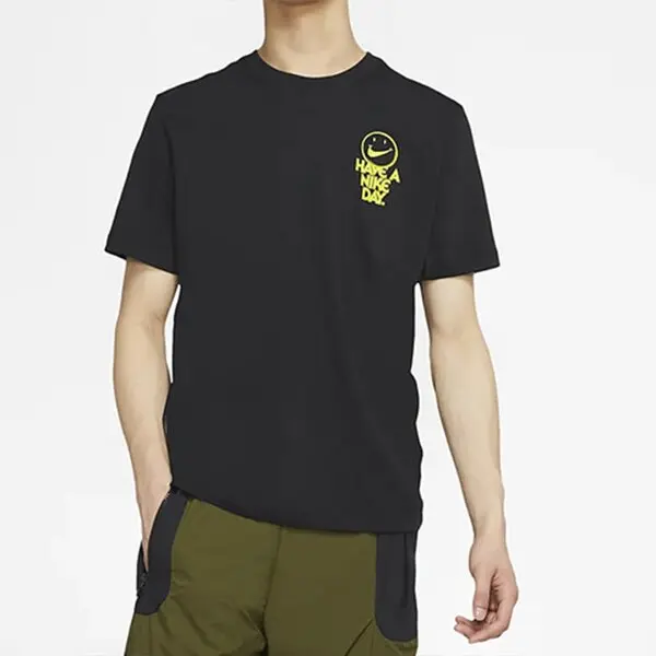 Nike Printed Short Sleeve Tee - Black