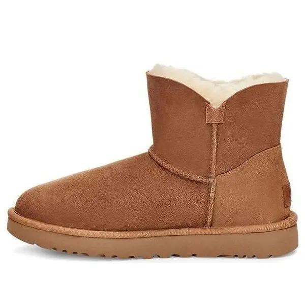 UGG Bailey Zip Mini Retro Boots - Chestnut Brown