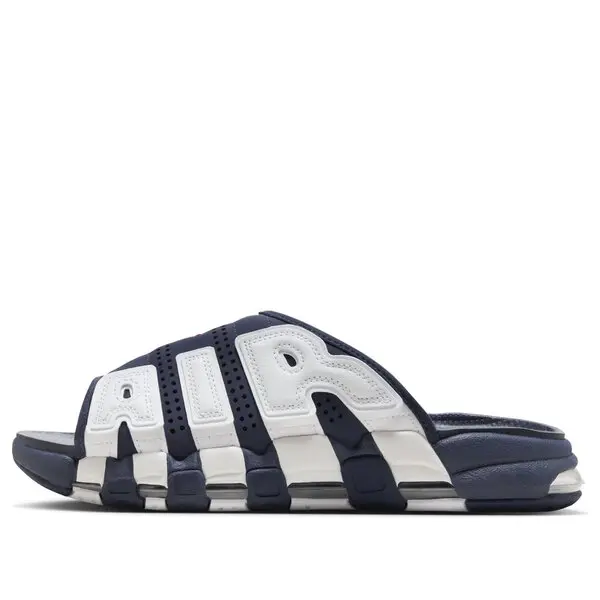 Nike More Uptempo Slide 'olympic - Navy/white