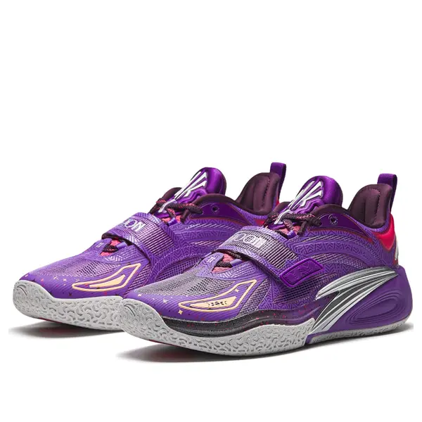 ANTA Kai 1 "dazzling Moon" Athletic Sneakers - Purple/grey
