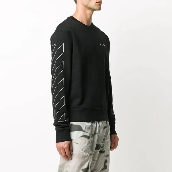Off-White Diagonal Stripes Logo Pullover