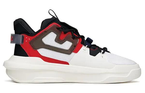 ANTA Shock The Game 3 Low Sneakers - White/black/red