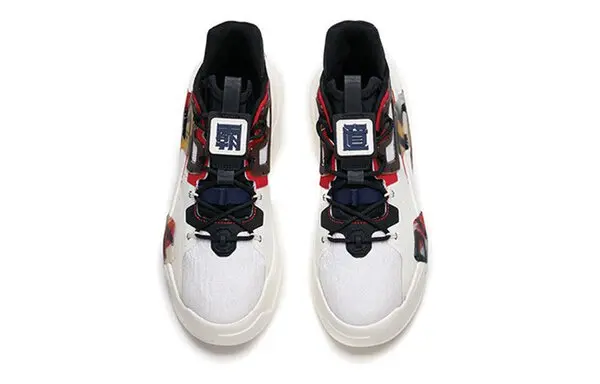ANTA Shock The Game 3 Low Sneakers - White/black/red