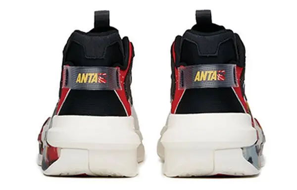 ANTA Shock The Game 3 Low Sneakers - White/black/red