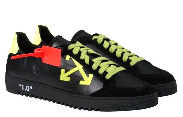 Off-White 2.0 " Fluo Yellow" Sneakers - Black