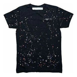 Off-White Short Sleeve Printed T-shirt - Black