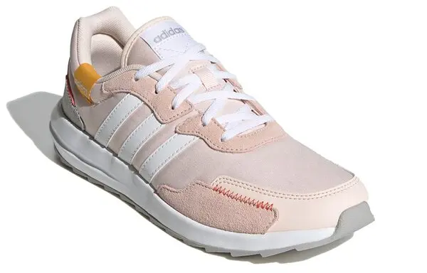 Adidas Retrorun Low Top Sneakers - White/pink