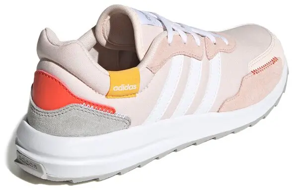 Adidas Retrorun Low Top Sneakers - White/pink