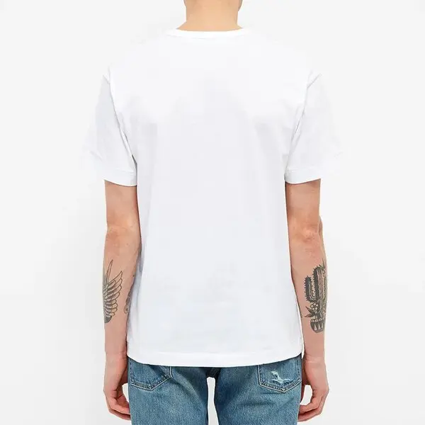 Play Comme Des Garcon Word Logo Short Sleeve