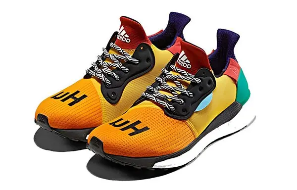 Adidas Pharrell X Solar Hu Glide Sneakers - Yellow/multi-color