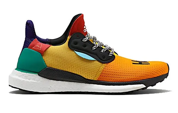 Adidas Pharrell X Solar Hu Glide Sneakers - Yellow/multi-color