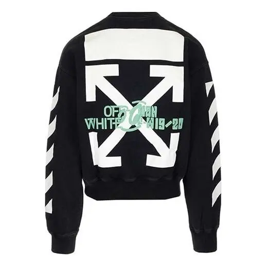 Off-White Graphic Print Sweatshirt - Black