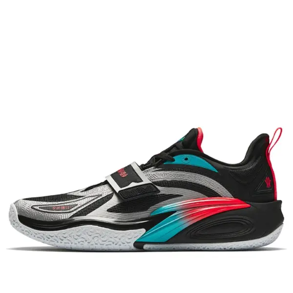 ANTA Kai 1 "kai-leidoscope" High Top Athletic Sneakers - Black/blue/red