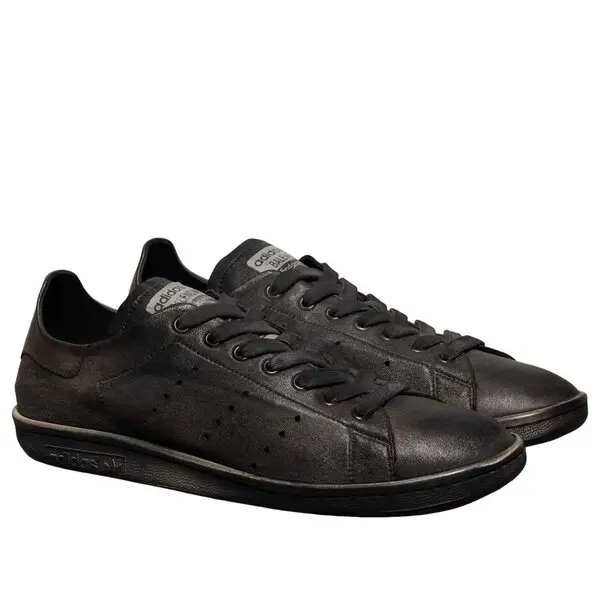 Balenciaga X Adidas Stan Smith Worn-out Sneakers - Black