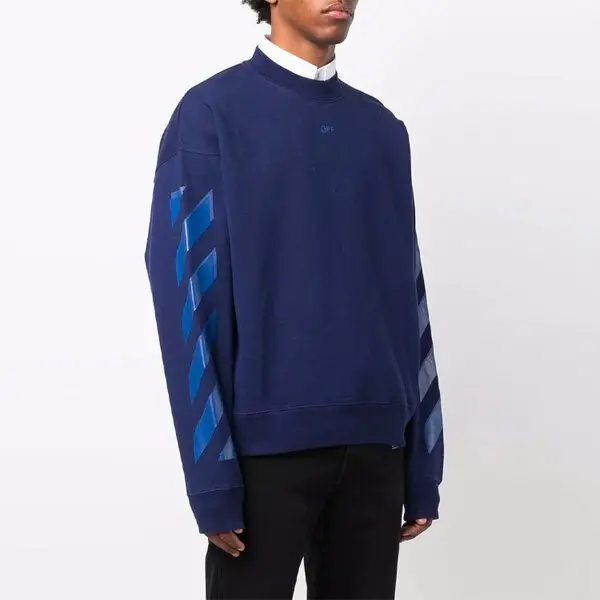 Off-White Rubber Arrow Geometry Pattern Sweatshirt - Multi-color