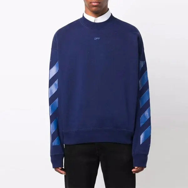 Off-White Rubber Arrow Geometry Pattern Sweatshirt - Multi-color