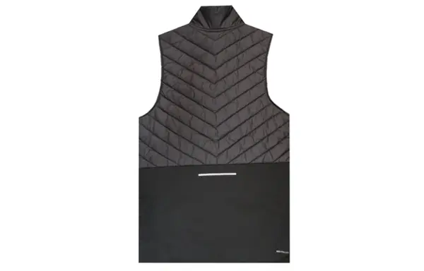 Nike Stand Collar Quilted Zipper Vest