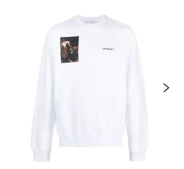 Off-White Caravaggio Print Sweatshirt