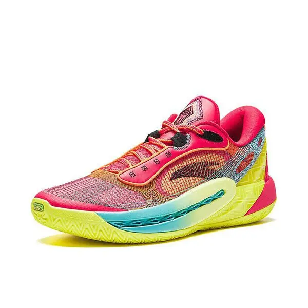 ANTA Shock Wave 6 'jazz Red' Sneakers - Red/yellow