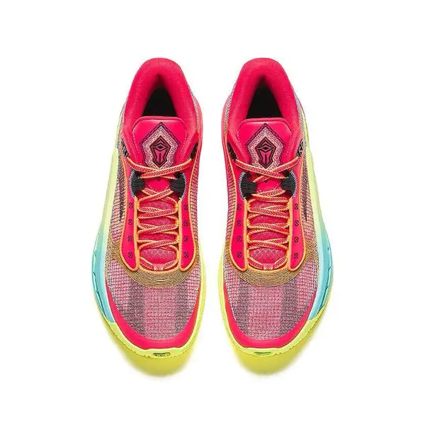ANTA Shock Wave 6 'jazz Red' Sneakers - Red/yellow