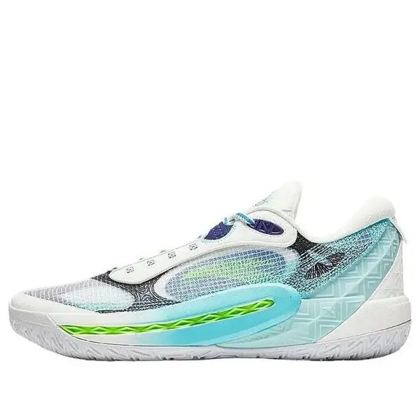 ANTA Shock Wave 6 Athletic Sneakers - White/blue