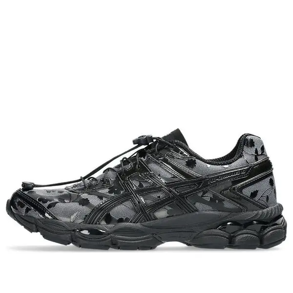 Asics X Cecilie Bahnsen Gel-cumulus 16 Floral Print Sneakers - Black