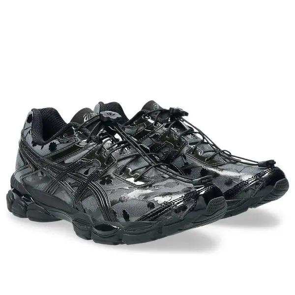 Asics X Cecilie Bahnsen Gel-cumulus 16 Floral Print Sneakers - Black