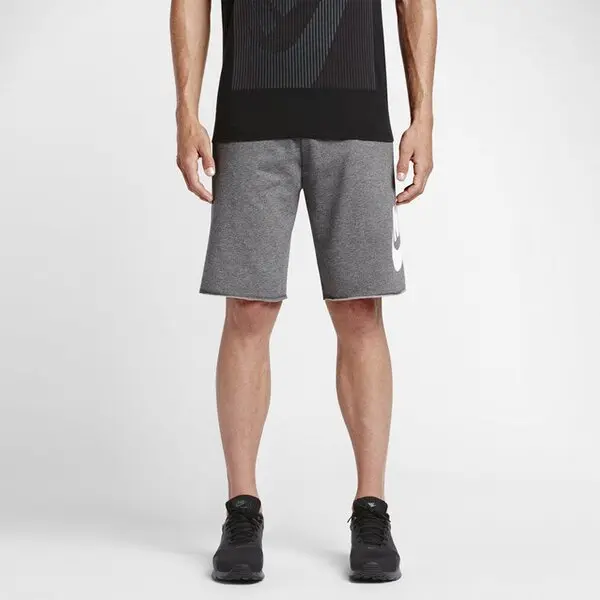 Nike Loose Knit Shorts With Large Logo Print