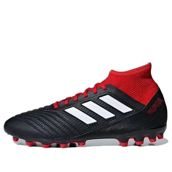 Adidas Predator 18.3 Ag Artificial Grass Soccer Cleats - Black/red
