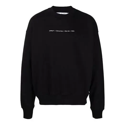 Off-White Tornado Arrow Logo Pullover - Black