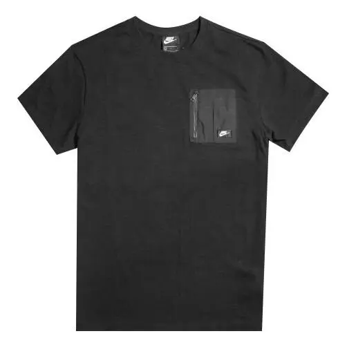 Nike Zipper Pocket Short Sleeve Tee - Black