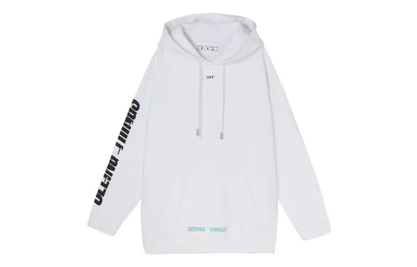 Off-White Seeing Things" Printed Hoodie