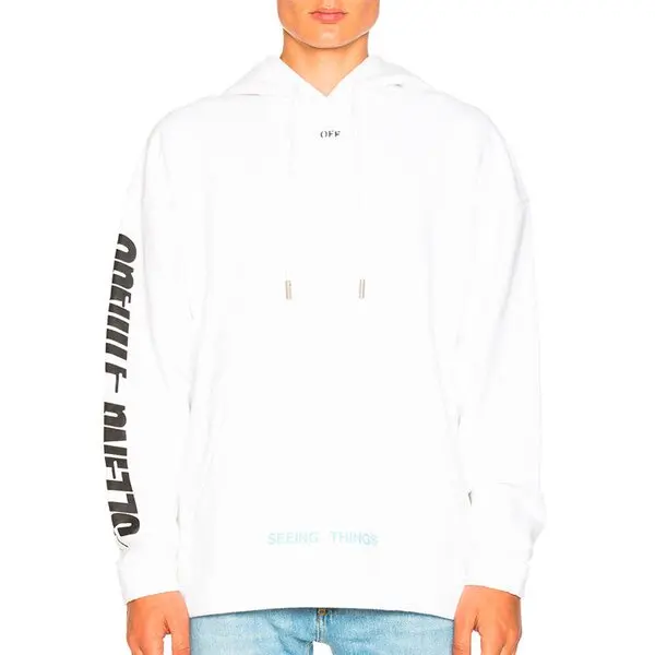 Off-White Seeing Things" Printed Hoodie